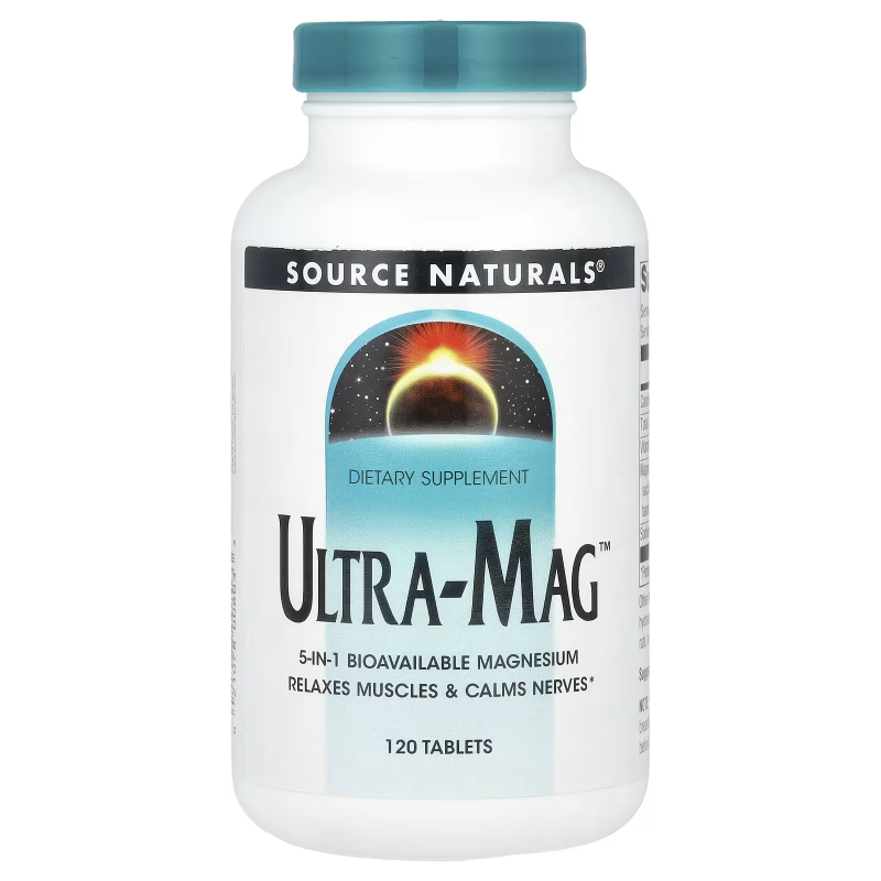 Source Naturals, Ultra-Mag (120 таб.), магний В6 купить в Украине ...